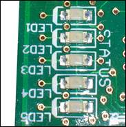 What are the MCB Diagnostic LEDs?