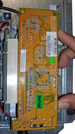 Why is MyEmbedded TV Screen Green?