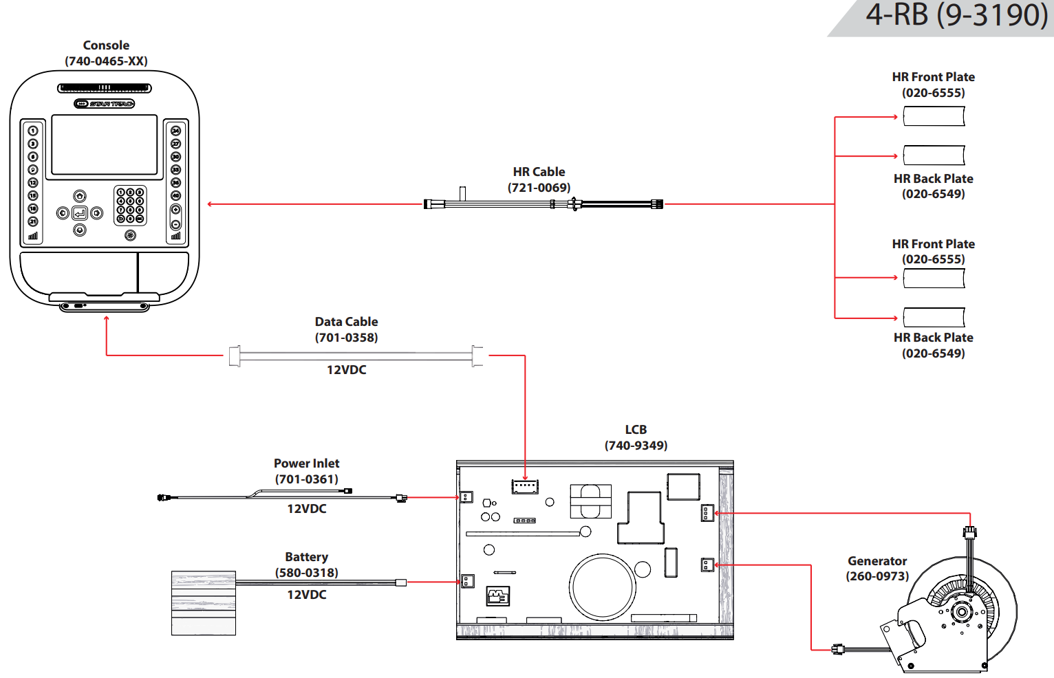 What is the wiring diagram for the 4-RB?