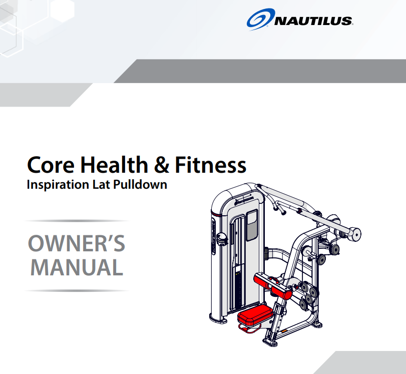 Inspiration Lat Pulldown Owner's Manual
