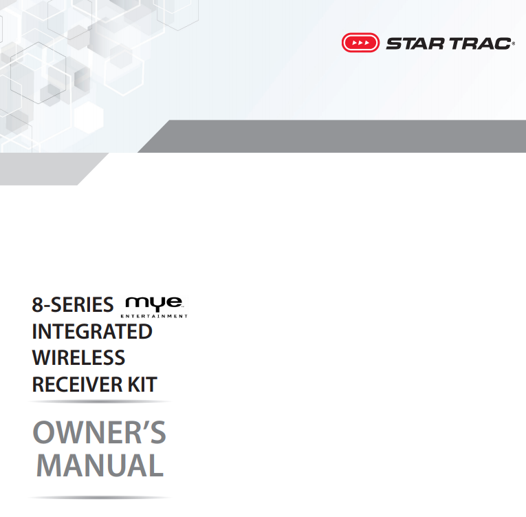 Owner's Manual (900/800 MHz Wireless Receiver)