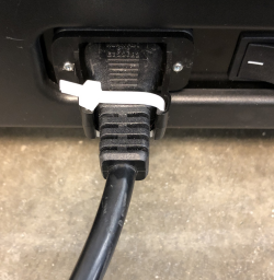 How Do You Route the 10-TRx Power Cord Retention?