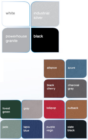 What are the color codes for paint and upholstery?
