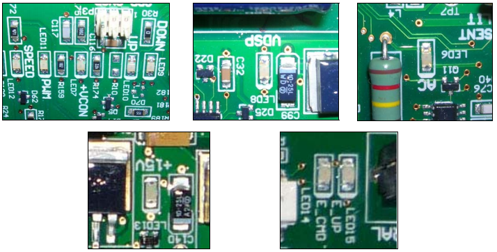 What are the MCB Diagnostic LEDs?