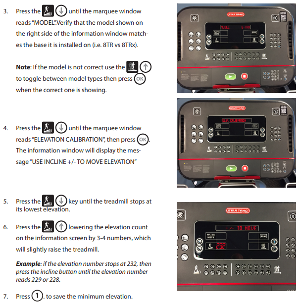 What do I do if I am getting an elevation stall error on my treadmill?