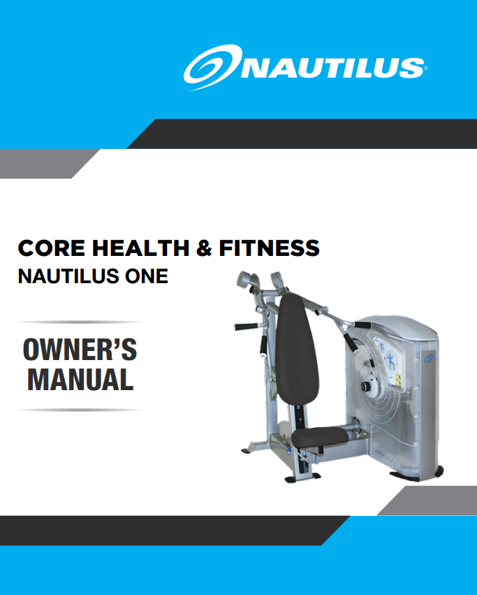 Nautilus® ONE® Owner's Manual