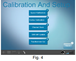 How do you perform an incline calibration on the E-TRe and E-TRxe ...