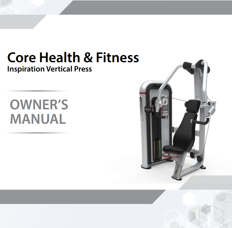 Inspiration Chest Press - Owner's Manual