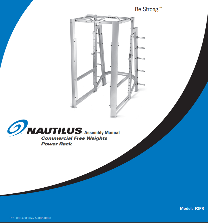 Nautilus Power Rack Owner's Manual