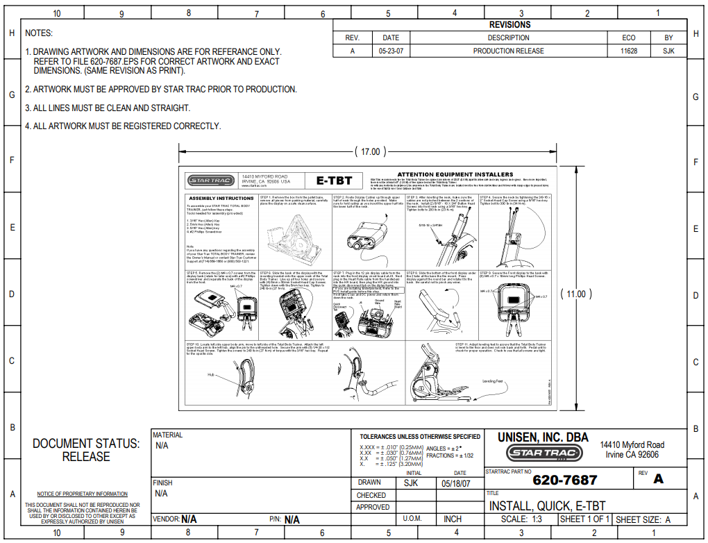 What is the assembly and setup for the E-TBT?