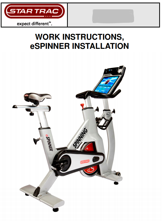 Installation Instructions (eSpinner 7140)